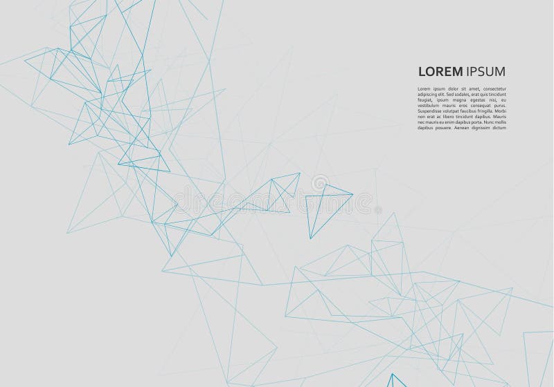 Modern Network Connection. Abstract Tech Design. Wireless Communication ...