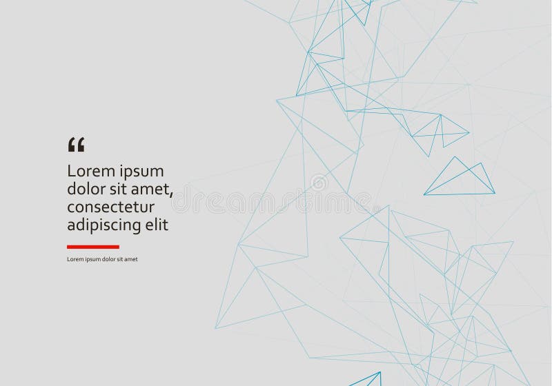 Modern Network Connection. Abstract Tech Design. Wireless Communication ...