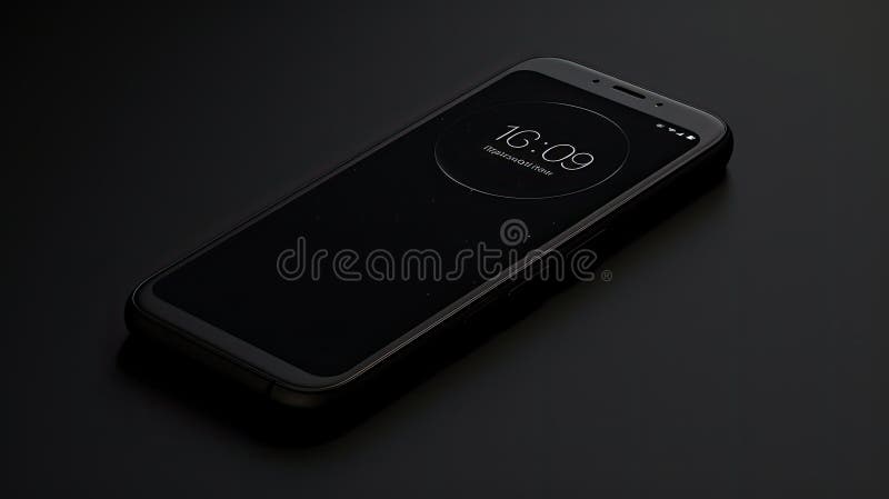 Modern neumorphism dark stock illustration. Illustration of interface ...