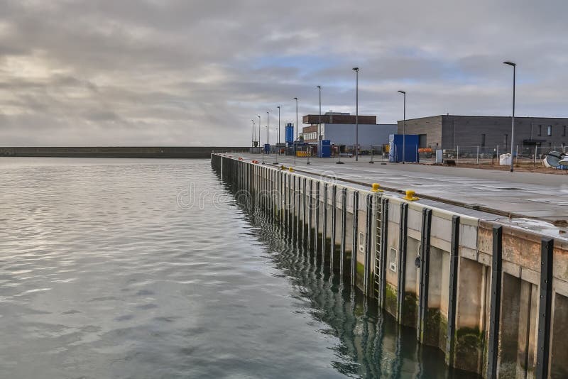 Harbor Concrete Pier Channel Stock Photo - Image of channel, concrete ...