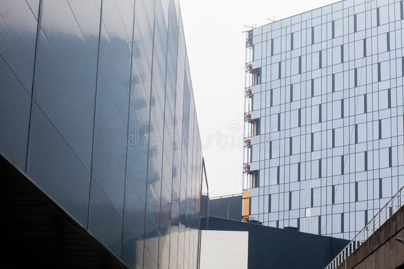 Modern New Glass High Rise Corporate Building Stock Photo - Image of ...