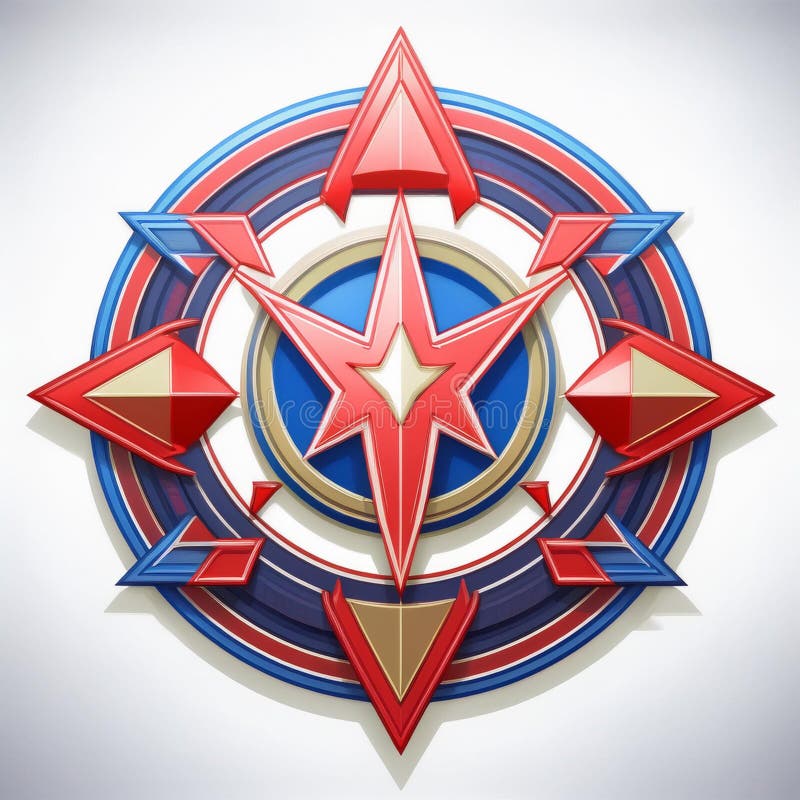 Modern new logo or icon stock illustration. Illustration of round ...