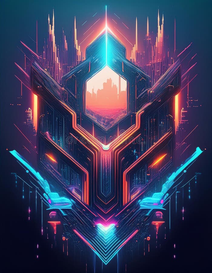 Modern new logo or icon stock illustration. Illustration of circle ...