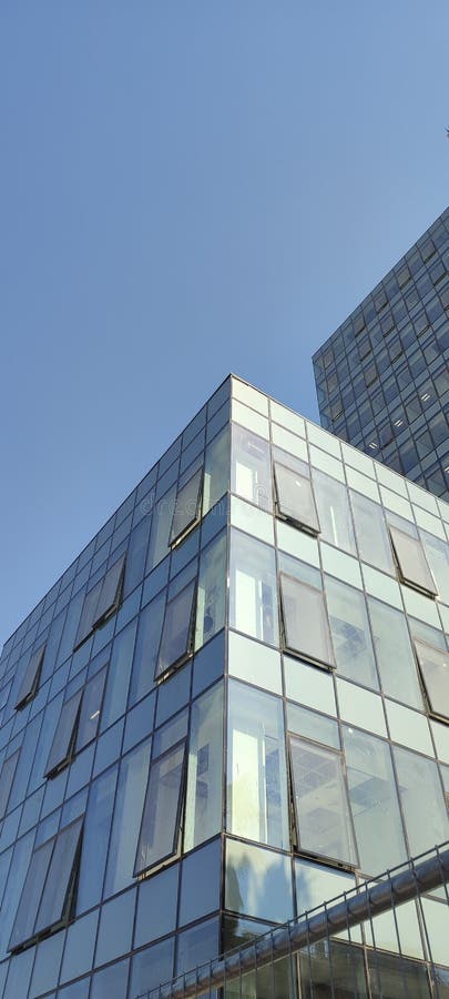 Modern New Office Multi-storey Building, Windows Architecture ...