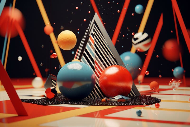 Modern New Years Illustration with Abstract Stock Illustration ...