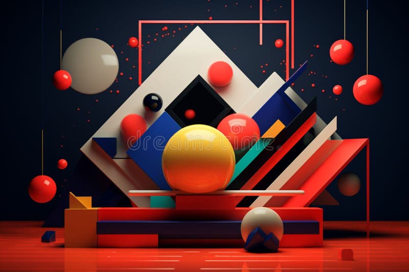 Modern New Years Illustration with Abstract Stock Illustration ...