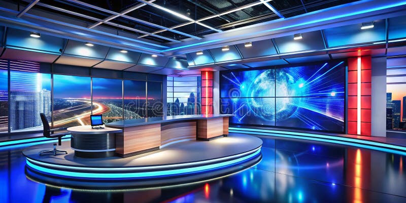 Modern News Studio Design a Comprehensive Guide To Broadcast Sets ...