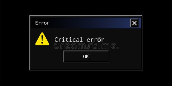 Blank Error Message Stock Illustrations – 1,268 Blank Error Message ...