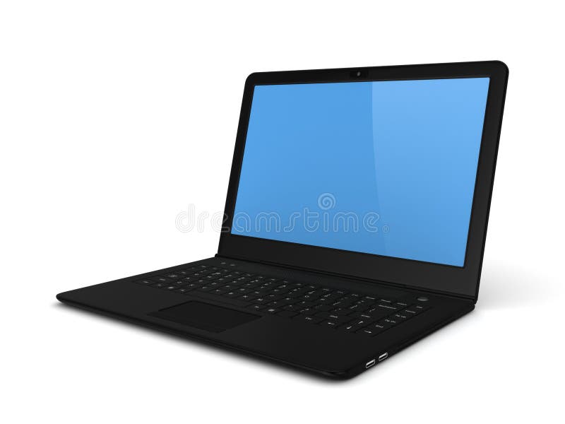 Modern notebook. stock illustration. Illustration of site - 41125621
