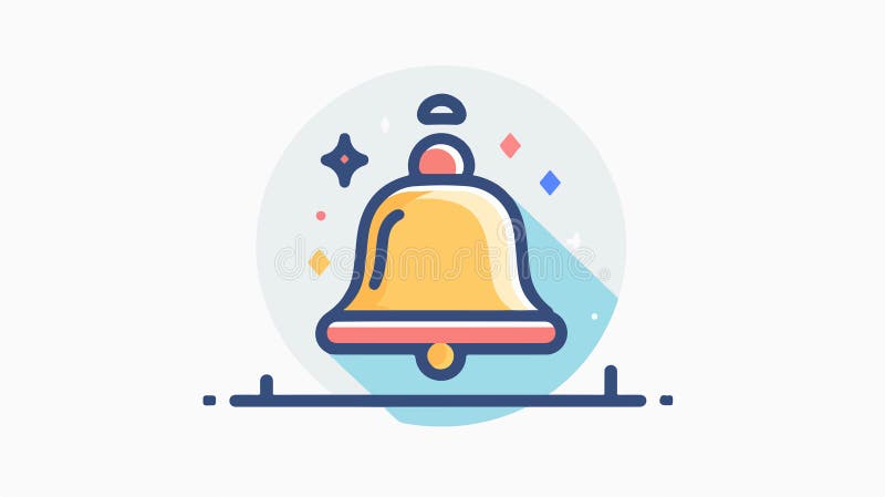 Modern Notification Bell Icon for Web Design Projects and Apps Stock ...