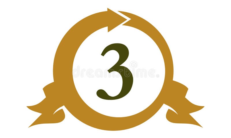 Modern Number Banners Design Template. Stock Vector - Illustration of ...