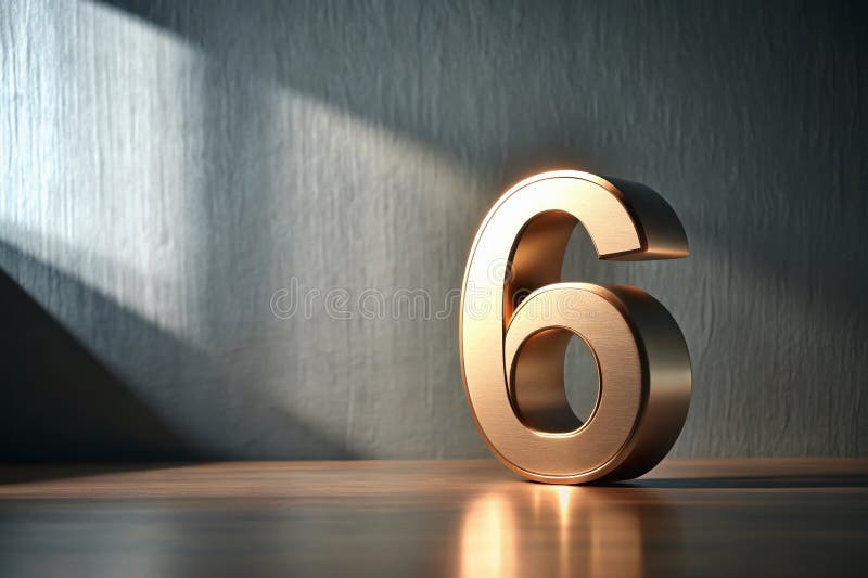 Modern Number 61 Wall Decor Sophisticated Minimalist Style for Home and ...