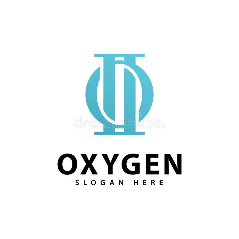 Modern O2 Oxygen Logo Design Vector 向量例证 - 插画 包括有 查出, 气体: 358325942