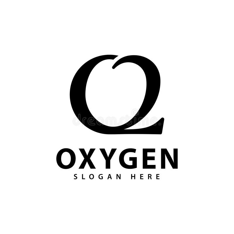 Modern O2 Oxygen Logo Design Vector Ilustração do Vetor - Ilustração de ...