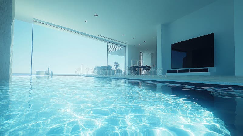 Modern Oceanfront Home with Indoor Pool and Minimalist Design ...