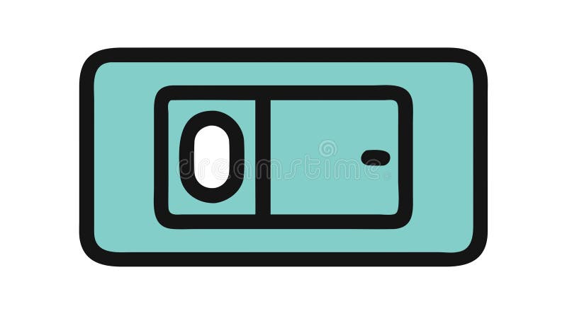 Modern on Off Switch Icon: Interactive Digital Toggle Control, Vector Design Generative AI Stock ...