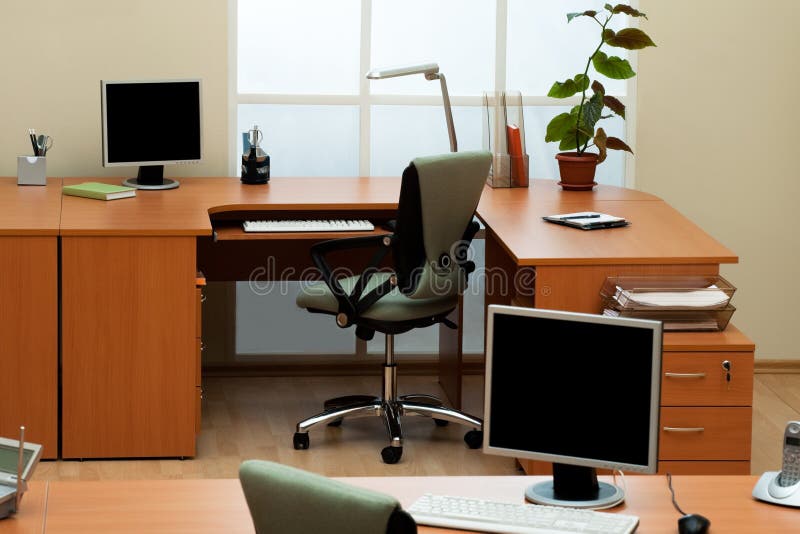 Office Desk stock photo. Image of table, paper, desk, typical - 3628142