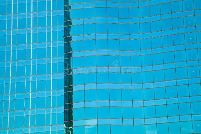 Modern Office Architectur at Blue Glass Wall Backgrounds Stock Image ...