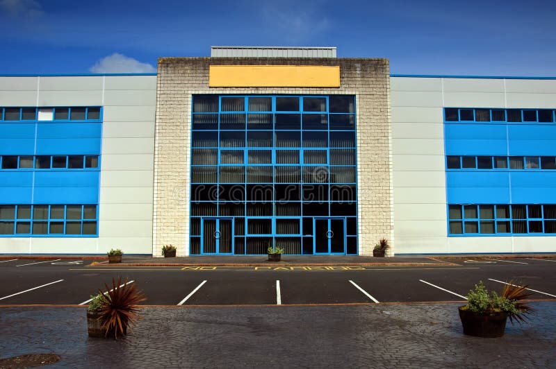 Office block stock image. Image of construction, doors - 12721399