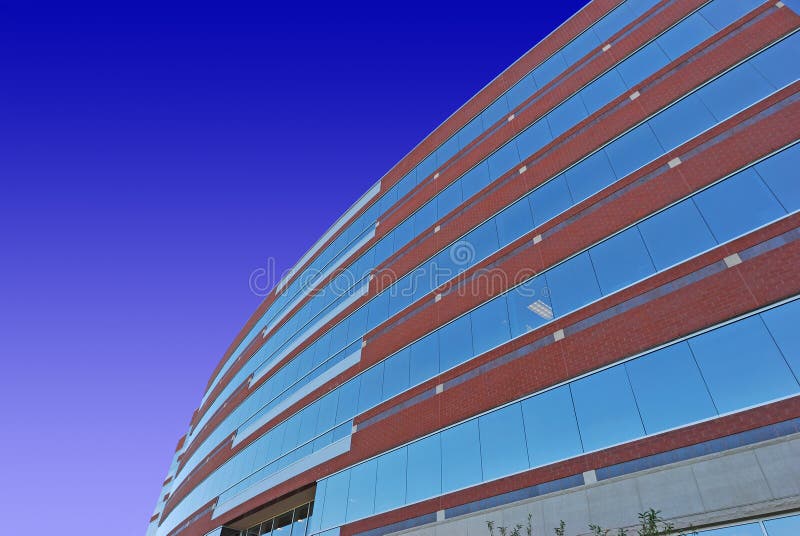 Modern Building Architecture Angled Windows Stock Photo - Image of ...