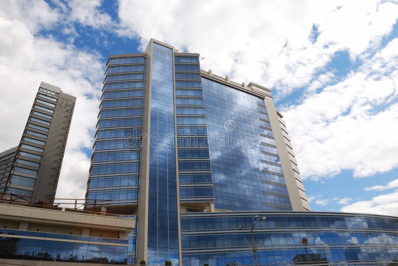 Phoenix Modern Downtown Office Buildings Stock Image - Image of ...