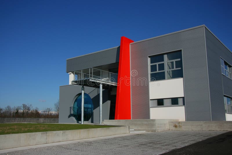 Fancy factory building stock photo. Image of object, fancy - 9477442