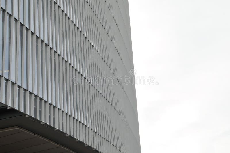 Modern Office Building Architecture with Copy Space Stock Image - Image ...