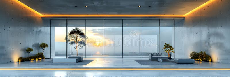 Modern Office Building Background for Creative Professionals Stock ...