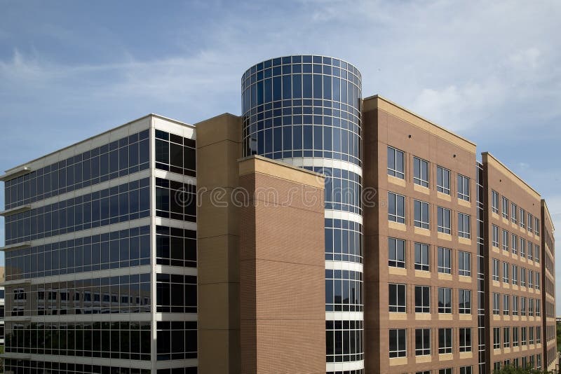 Modern Office Building Background Stock Image - Image of glass, urban ...