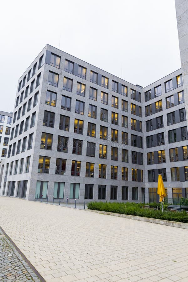 Modern Office Building in Berlin City Stock Image - Image of germany ...