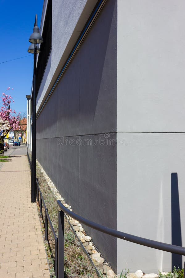 Modern Office Building on Blue Sky Stock Photo - Image of blue ...