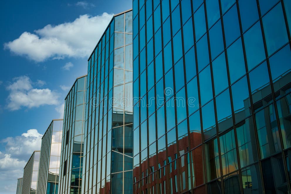 Modern office building stock photo. Image of geometric - 238947214