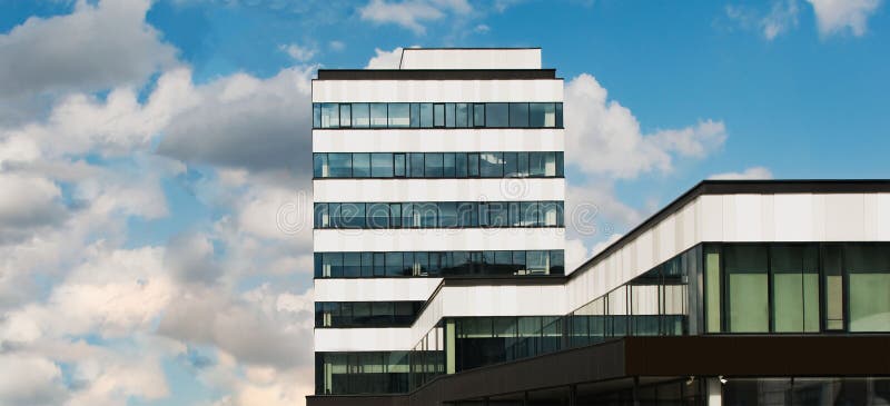 Modern Office Building in the City Stock Image - Image of business ...