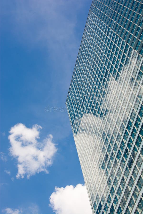 Modern Office Building and Cloudy Sky Stock Image - Image of ...