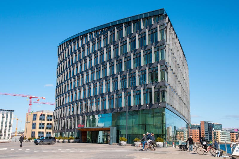 Modern Office Building in Copenhagen Editorial Photography - Image of ...