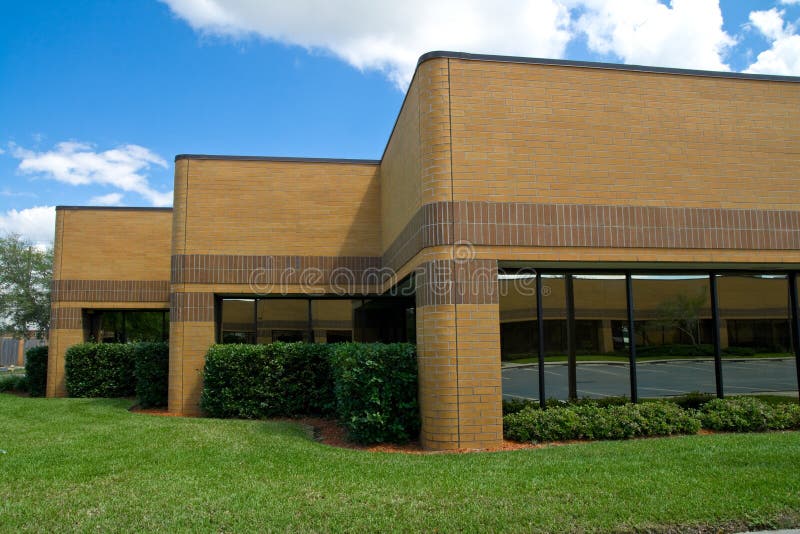 Brick Building Entrance stock photo. Image of corporation - 10901968