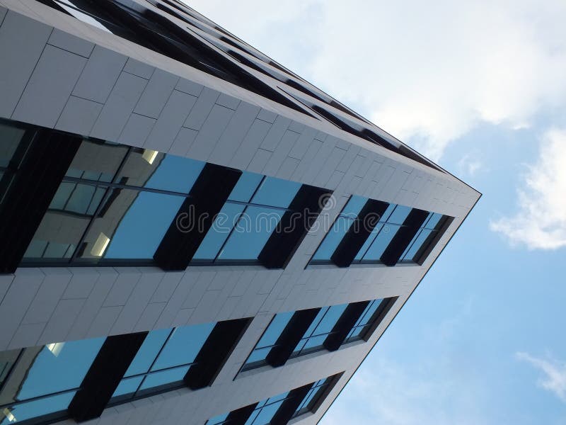 Modern office building stock image. Image of commercial - 94378197