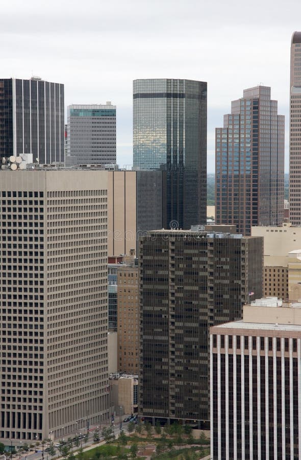 Modern Office Building in Dallas Stock Image - Image of skyscrapers ...