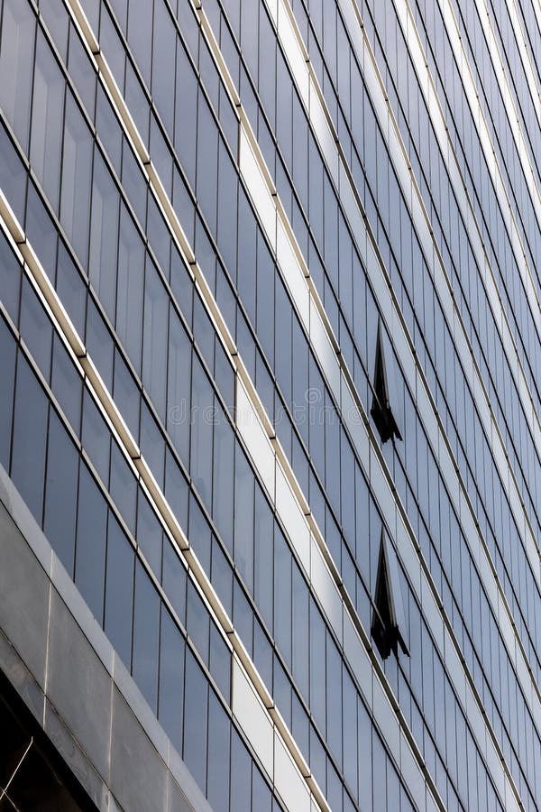 Modern Office Building Exterior. Abstract Glass Windows Stock Image ...