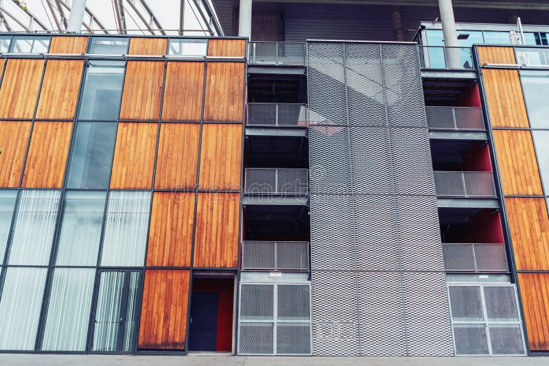 Modern Office Building Facade Stock Image - Image of architecture ...