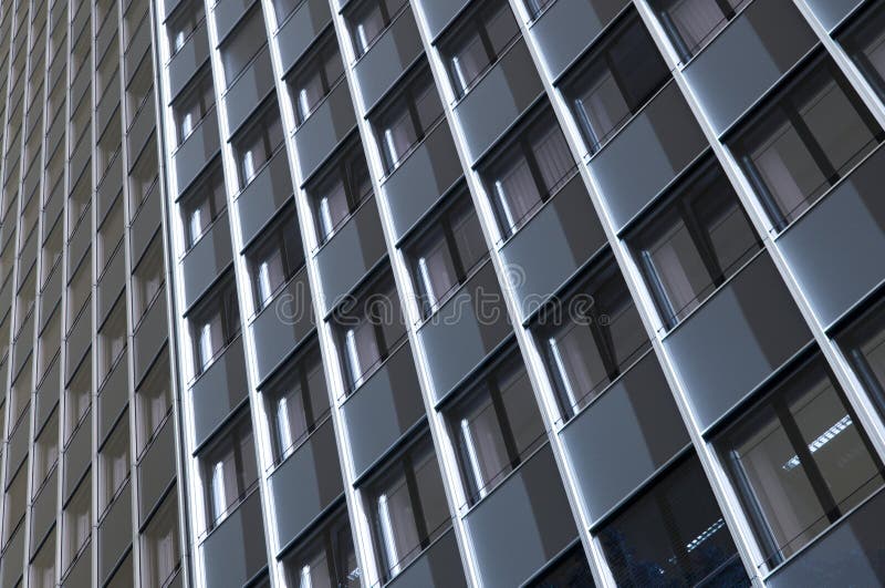 Modern Office Building with Glas Cladding Stock Photo - Image of ...