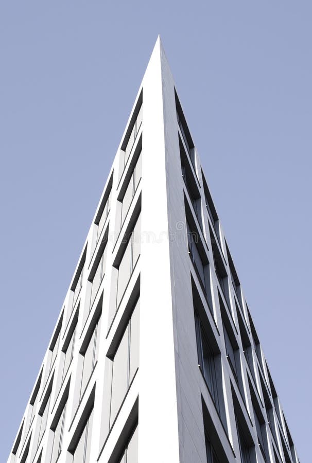 Modern Office Building with Glas Cladding Stock Photo - Image of ...