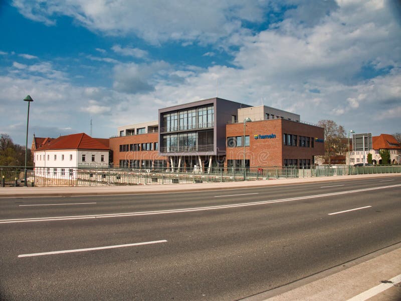 Modern Office Building in Hameln Stock Photo - Image of architecture ...