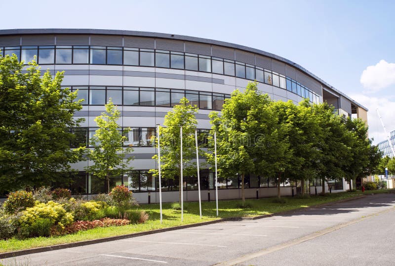 Professional Office Building Stock Image - Image of location, park ...