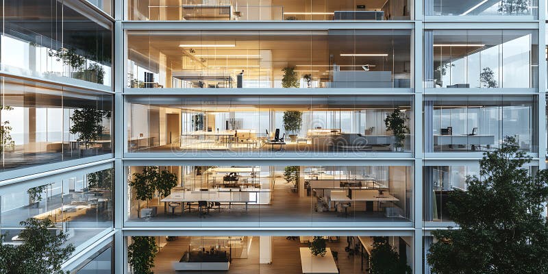 Modern Office Building Interior Design a Stunning Architectural View ...