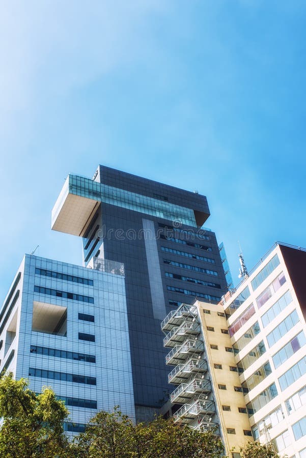 Modern Office Building in Mexico City Stock Image - Image of buildings ...