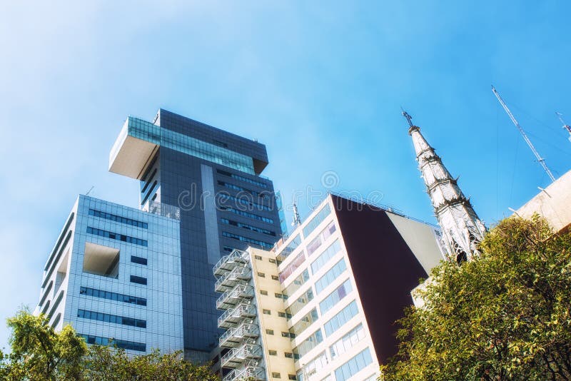 Modern Office Building in Mexico City Stock Photo - Image of tourism ...