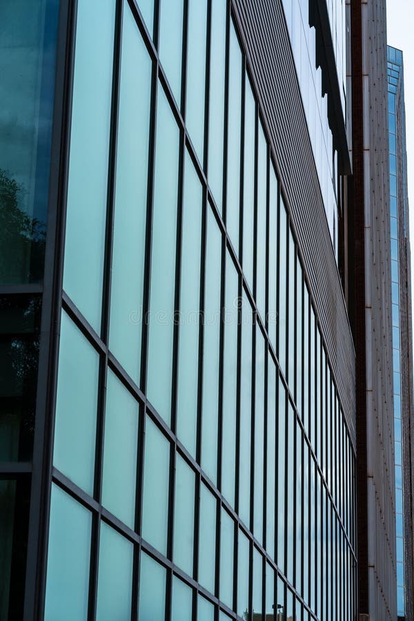 Modern Office Building with Multiple Windows Stock Image - Image of ...