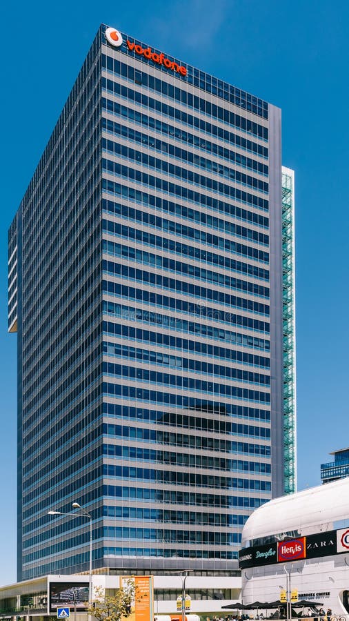 Vodafone Building editorial photography. Image of exterior - 31855972