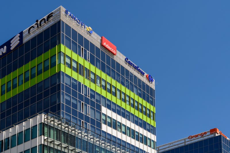 Modern Office Building in North District of Bucharest City Editorial ...